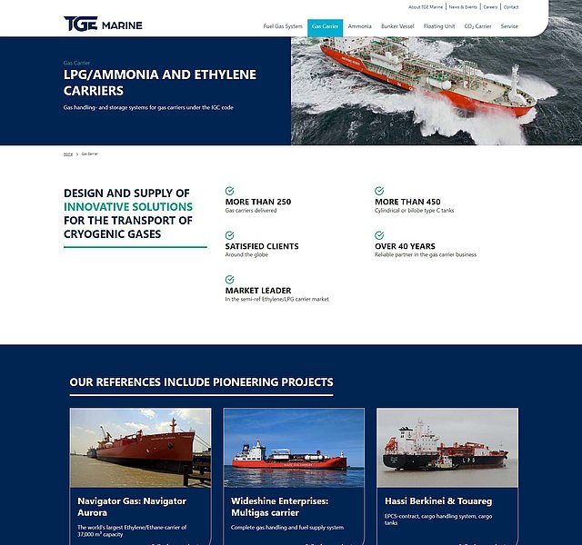 TGE Marine Gas Engineering | SimpleThings